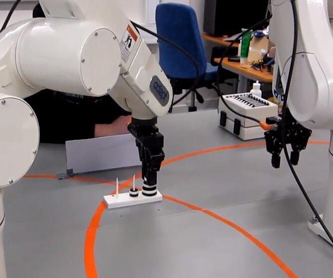 Human-Robot Interaction: Playing Tower of Hanoi with Robots