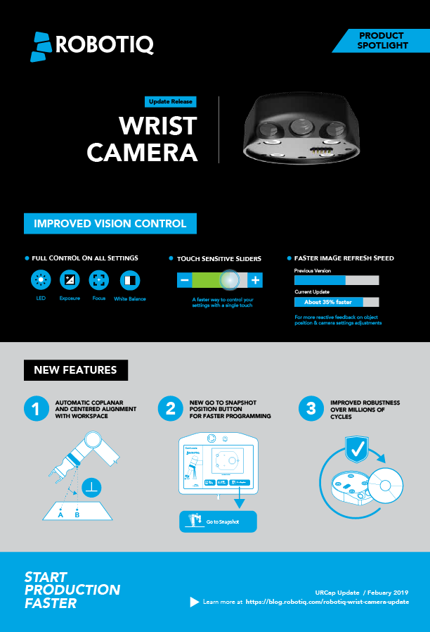 Robotiq Wrist Camera - Update Release 1.7
