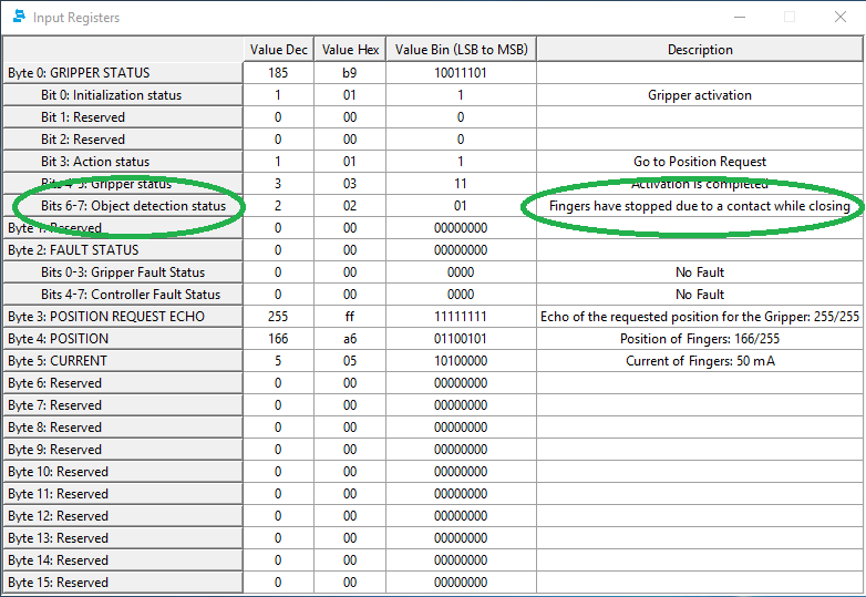 How to use the Object Detection Feature of the Robotiq Grippers