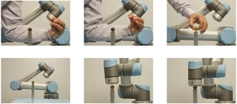 Dealing with Singularities on Universal Robots